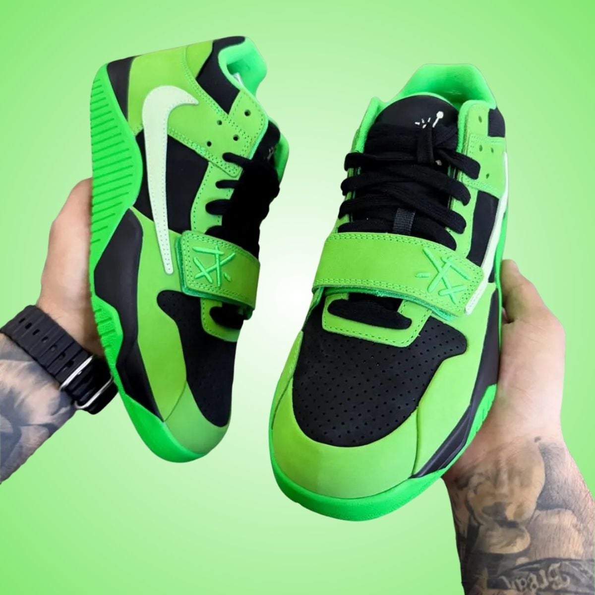 Travis Scott x Jordan Jumpman Jack Green Spark IM9113-300 | SneakerFiles