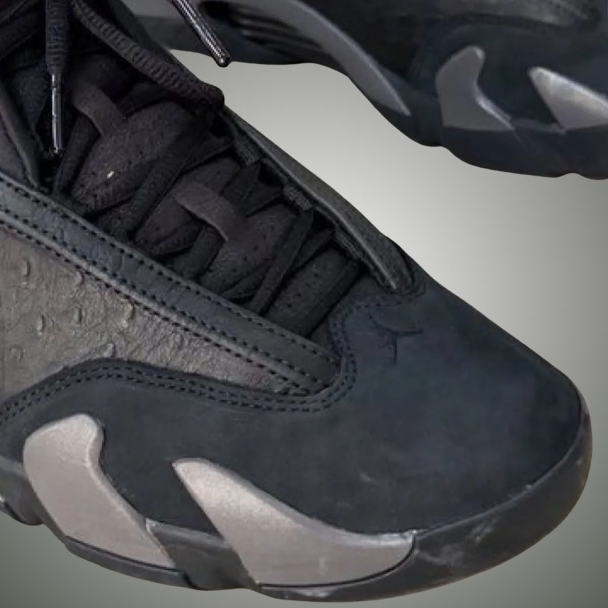 Air Jordan 14 Low Black Ostrich IZ3884-001 | SneakerFiles